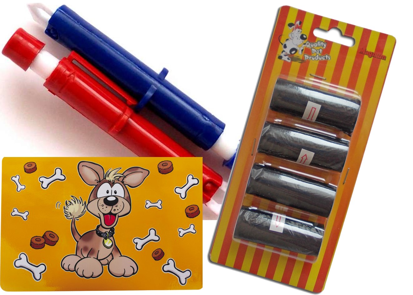 Naleznete u nás široký výběr šikovných doplňků pro psy.